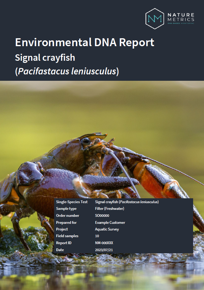 Your NatureMetrics eDNA insights